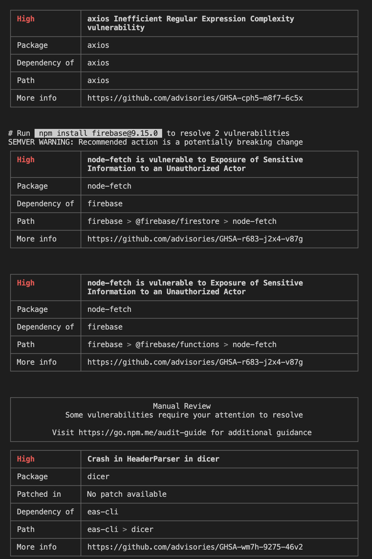 Dependencies Out Of Date · Issue 20622 · Expoexpo · Github 