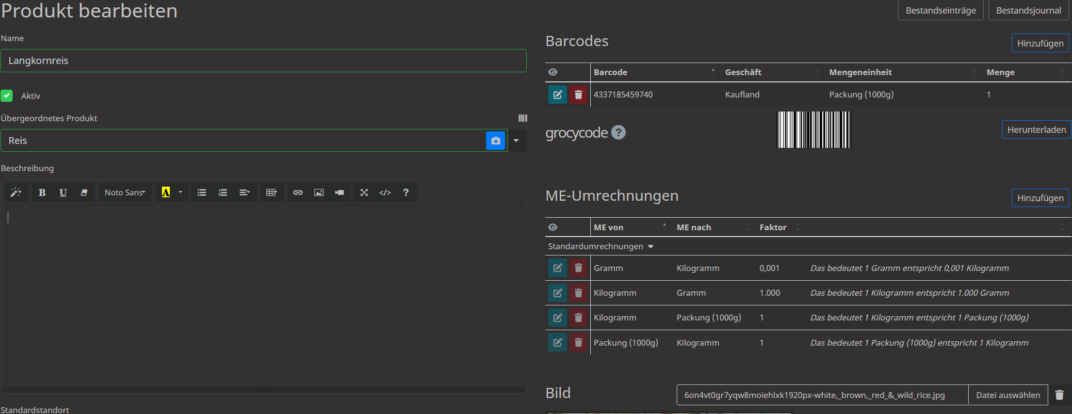 Wrong ingredient amount in the recipe view · Issue #584 · patzly/grocy ...