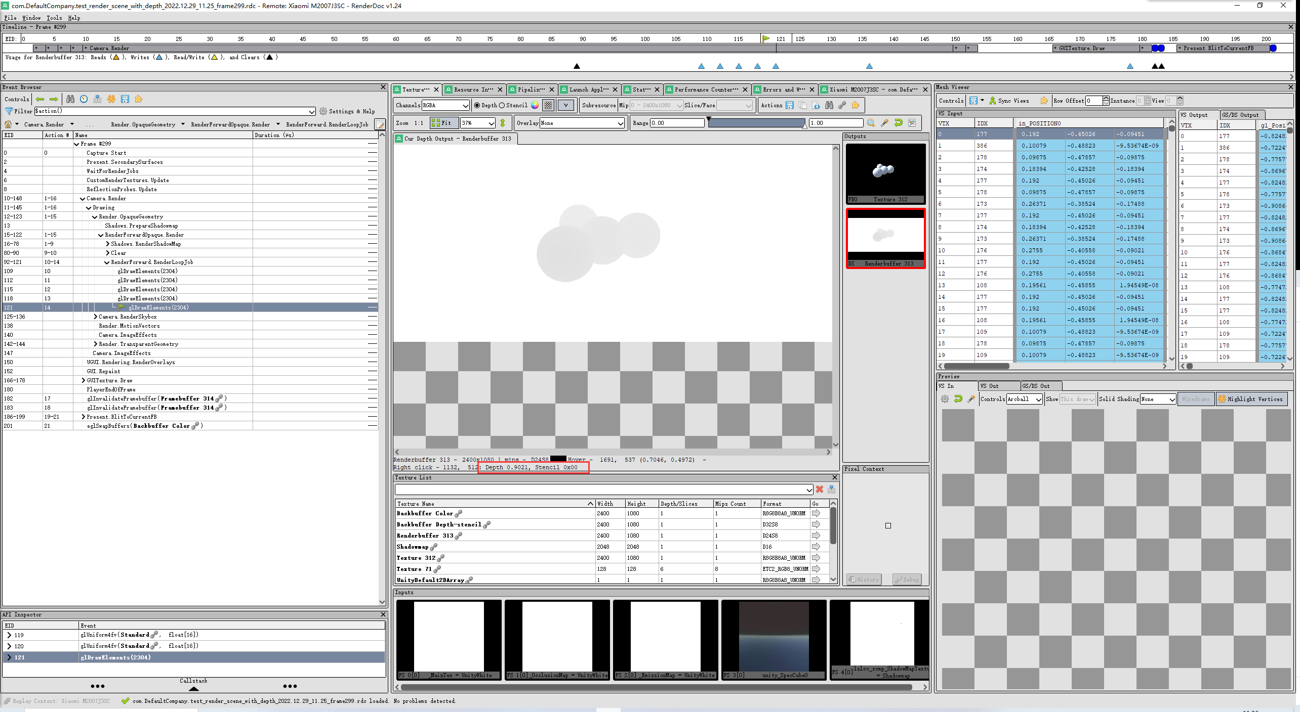 Can Not Read Depth Buffer When Enable Msaa On Android Using Opengles · Issue 2808 · Baldurk