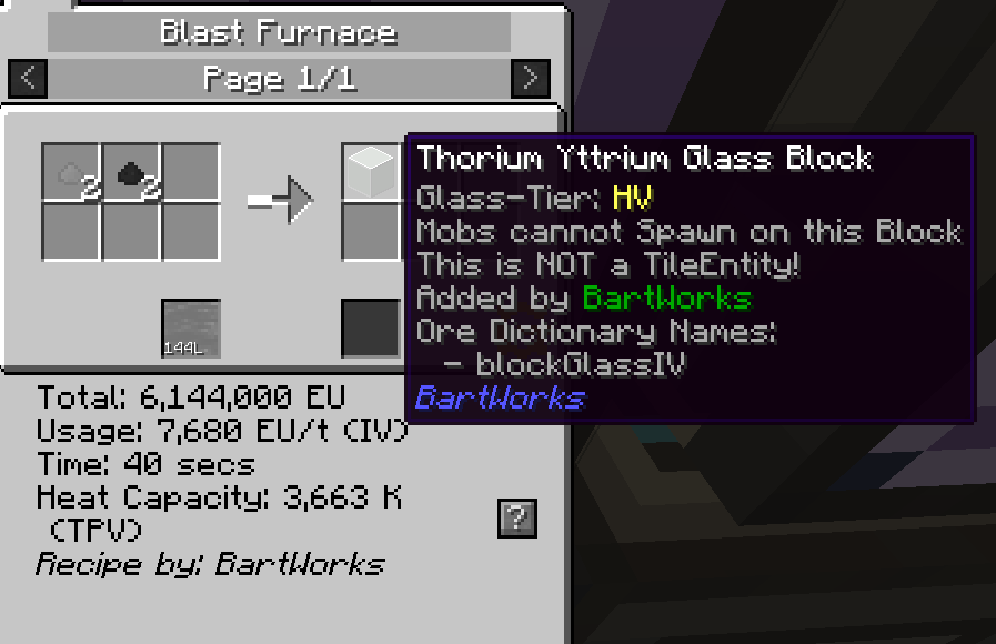 Thorium Yttrium Glass is HV now · Issue #11970 · GTNewHorizons/GT-New ...