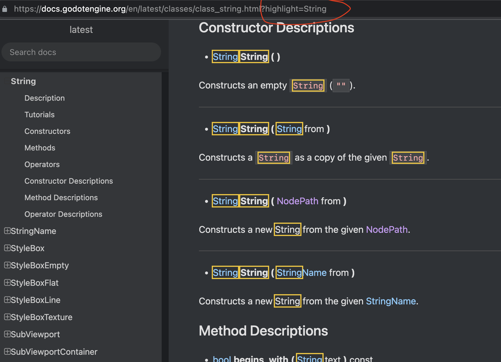 Highlights make reading difficult. · Issue #5665 · godotengine/godot-docs · GitHub