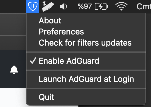 Adguard doesn't pause. misleading menus and messages. · Issue #300 ...