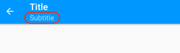 need option to add subtitle in appbar parameter · Issue #21616 · flutter/flutter · GitHub