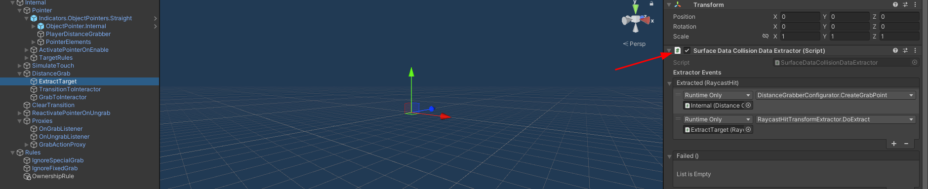 Distance Grab stops work after force grab to InteractorFacade from a code · Issue #248 ...