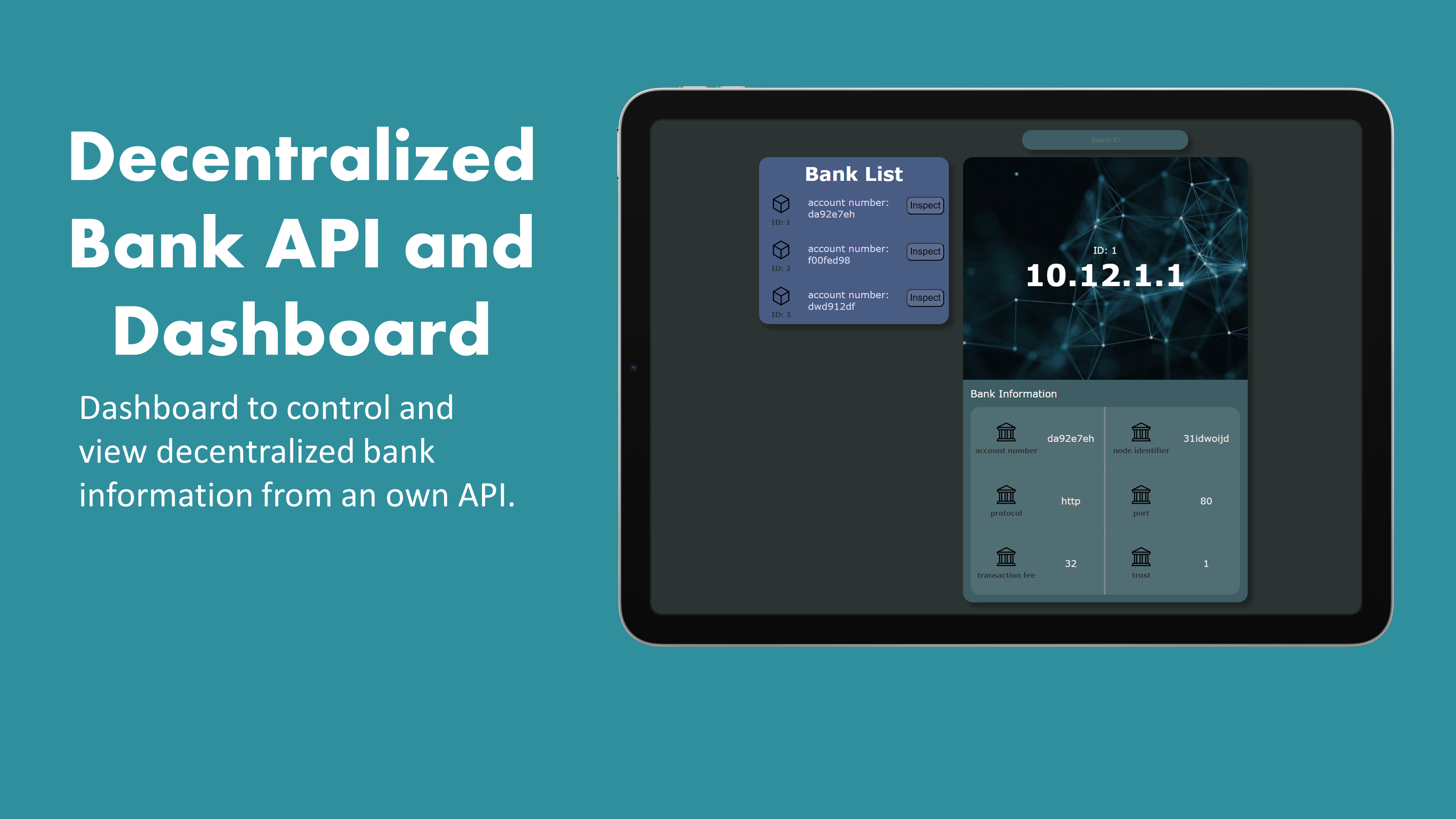 GitHub - jongwon254/Decentralized-Bank-API: Own REST API to enable a ...