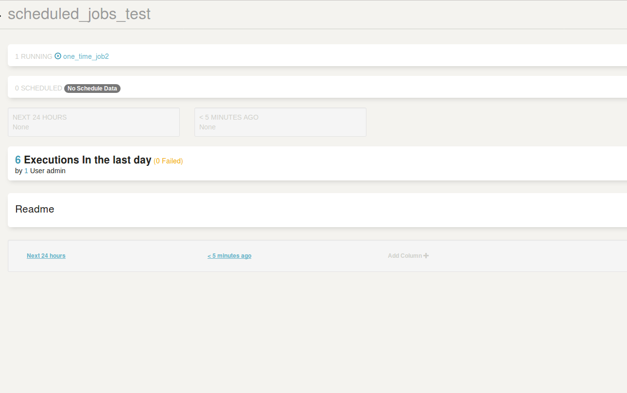 One Time Scheduled Job Seen As Running In Rundeck Dashboard · Issue