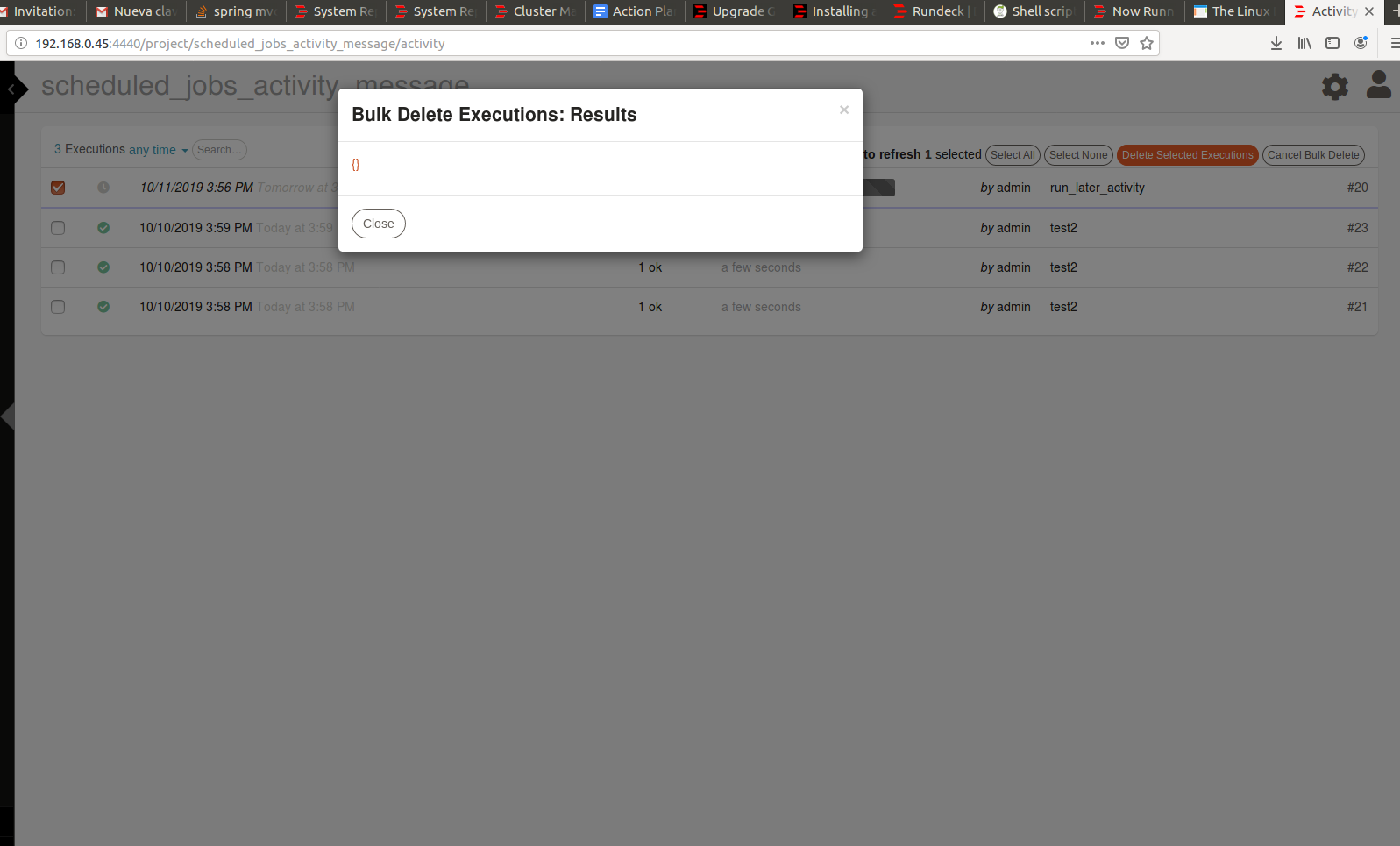 Missing Message In Activity View For Deleting Jobs With Run Later