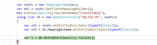 Problem with Mapping Schema... · Issue #3251 · linq2db/linq2db · GitHub