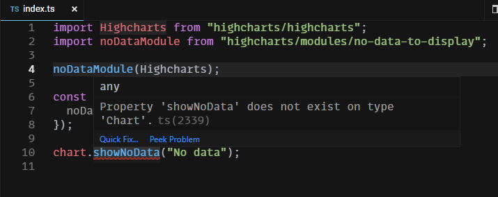 Module functions not allowed in typescript · Issue #16314 · highcharts/highcharts · GitHub