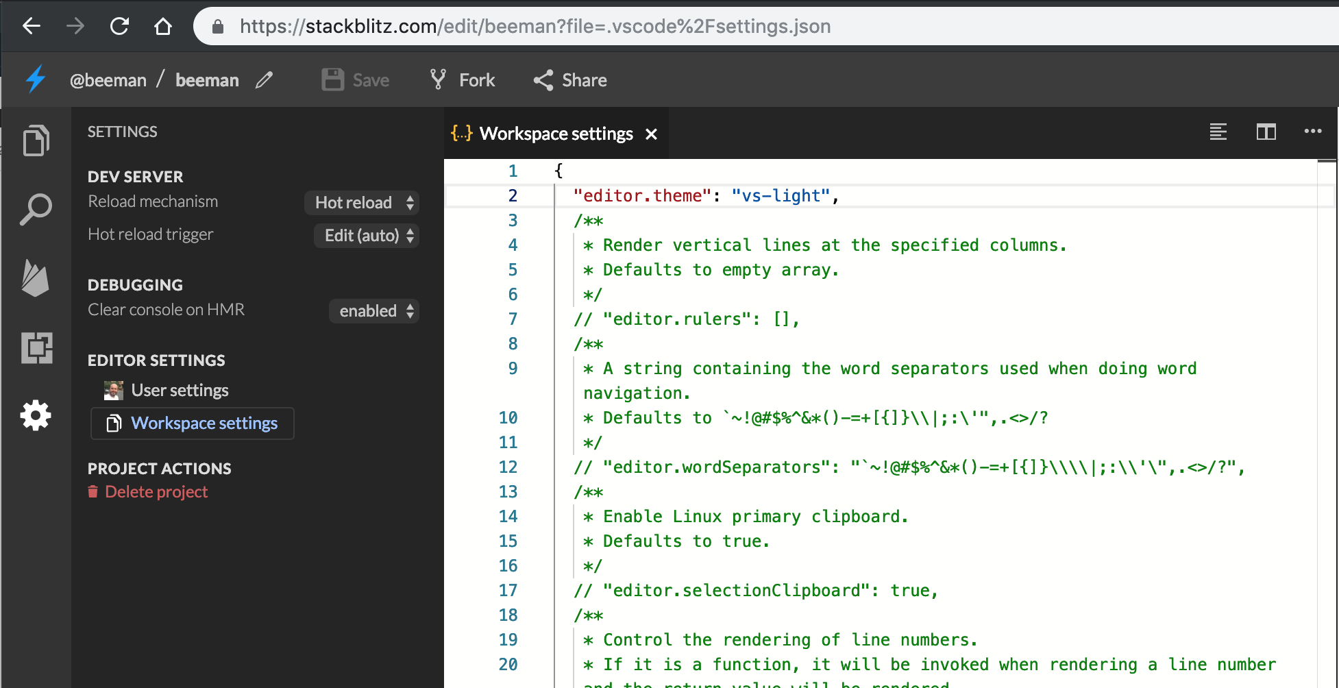 Light theme · Issue #73 · stackblitz/core · GitHub