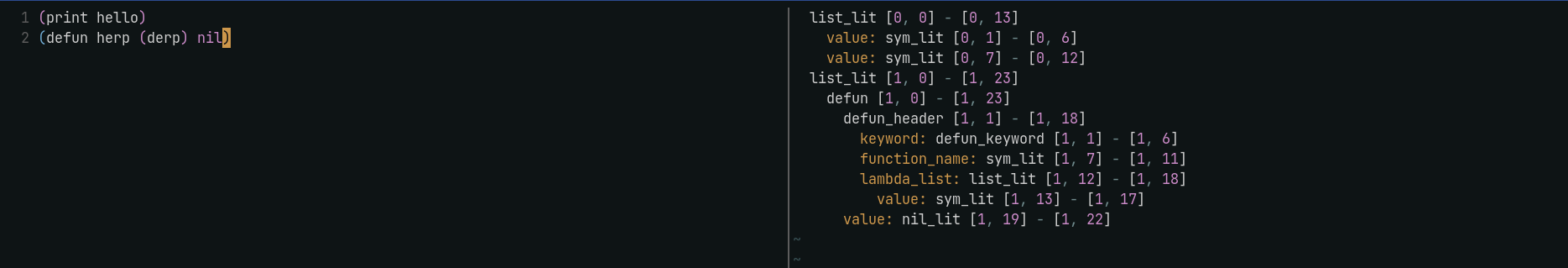 Colours messed up in Common Lisp · Issue #101 · p00f/nvim-ts-rainbow · GitHub