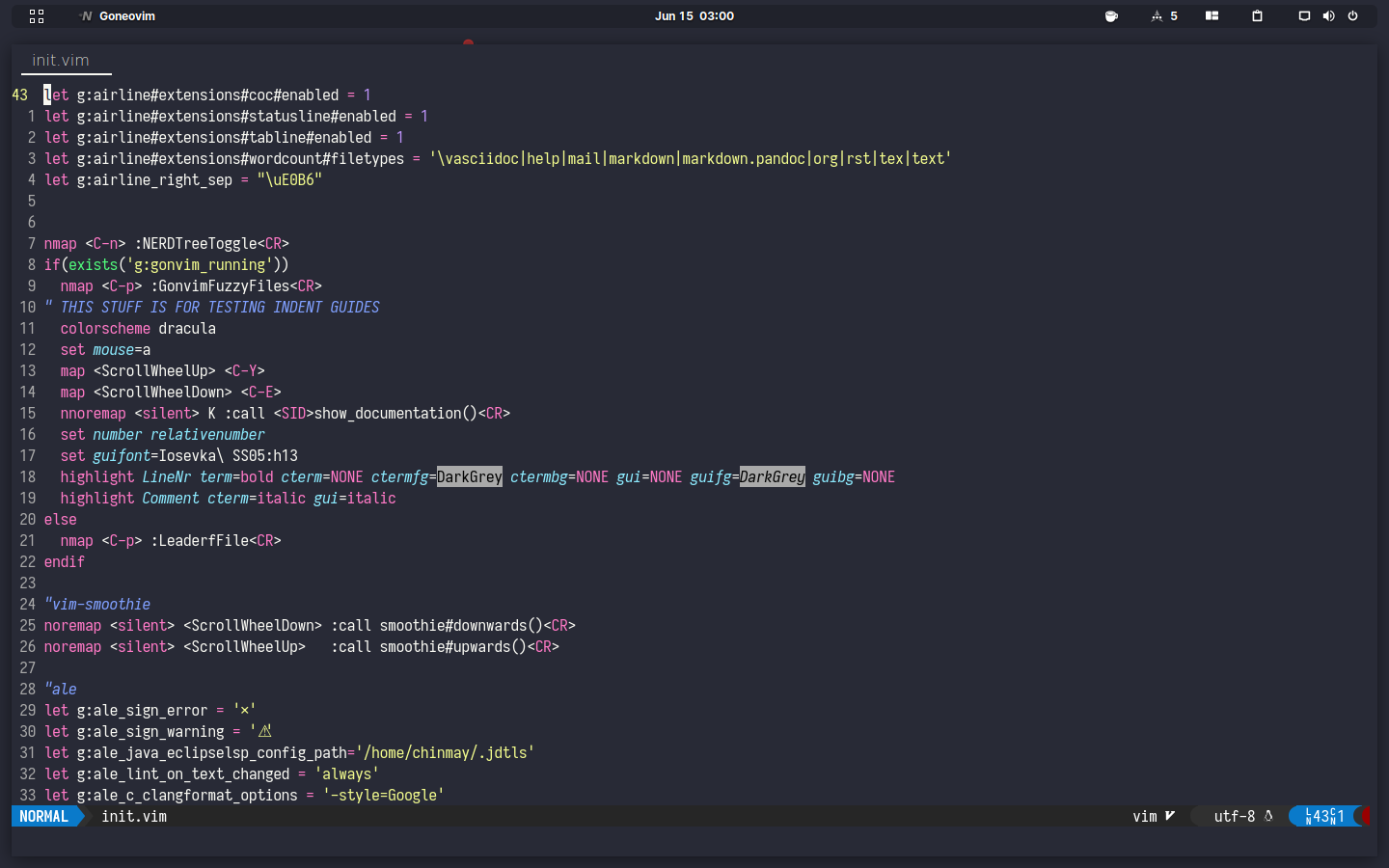 Vim Auto Indent Paintingsno