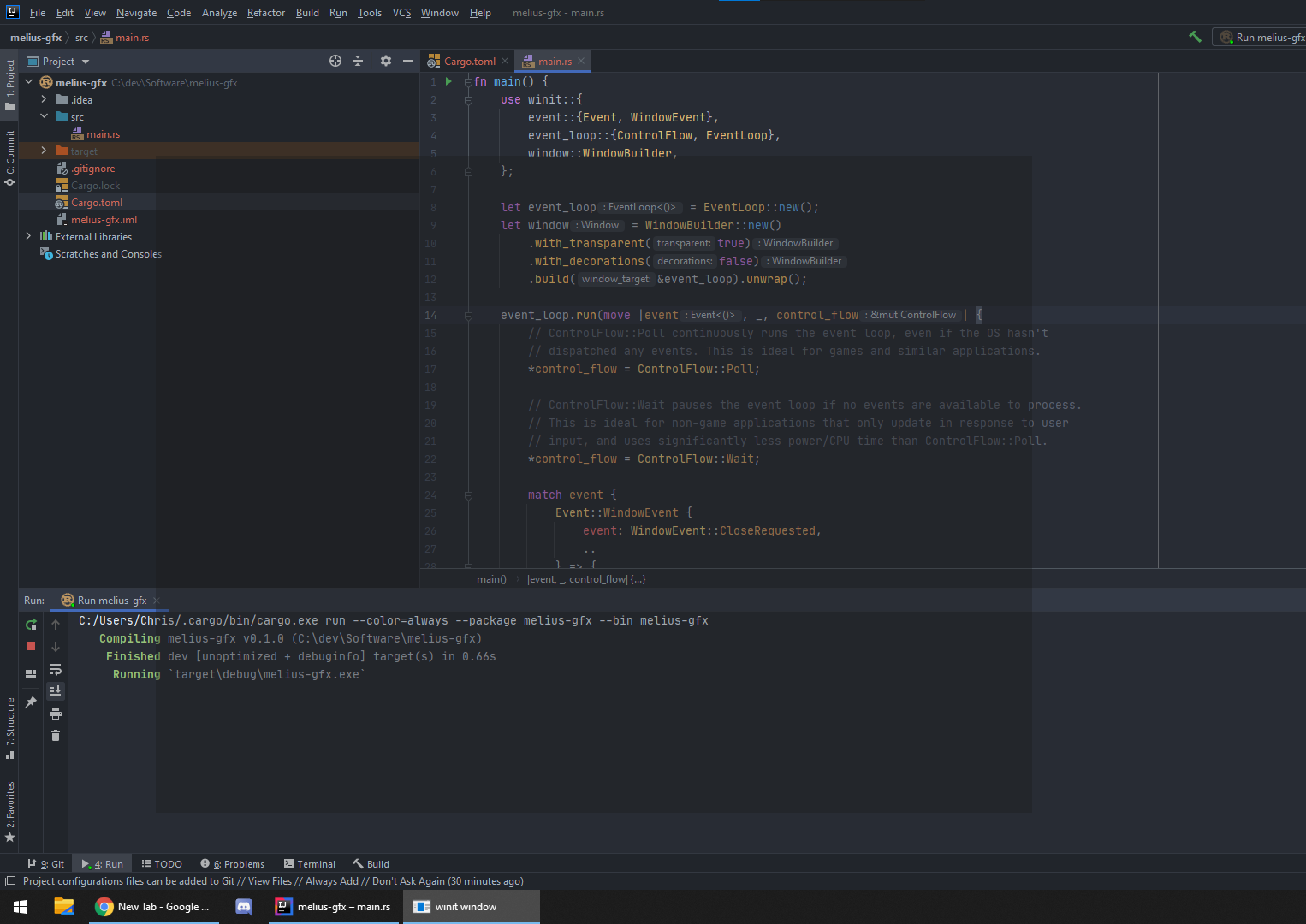 Transparent window isn't fully transparent? · Issue #1859 · rust-windowing/winit · GitHub
