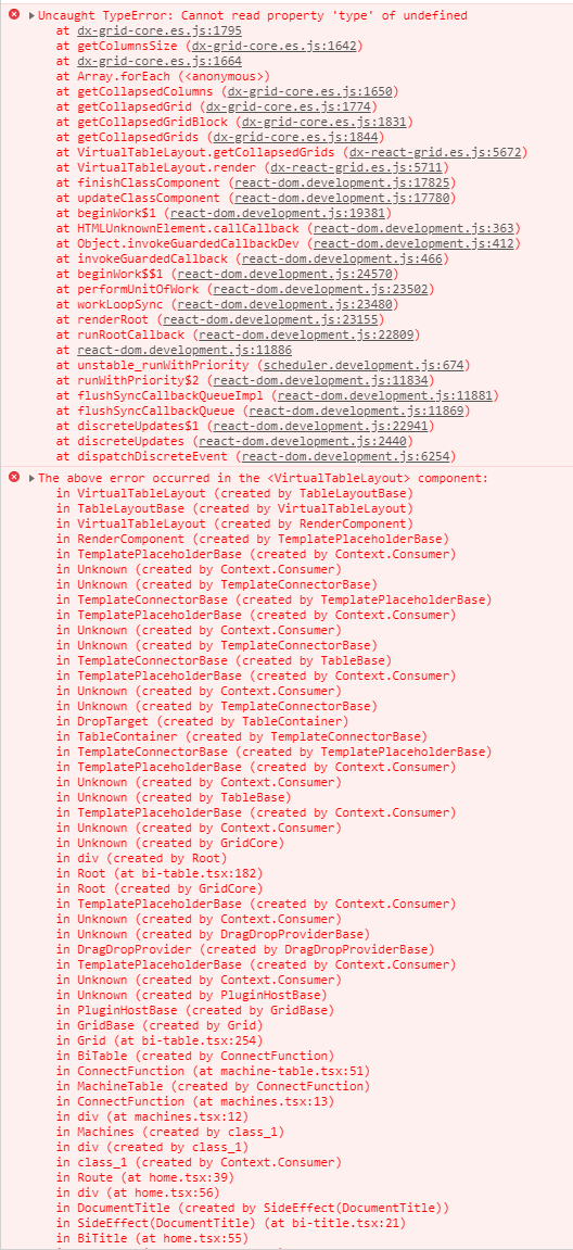 Error when changing visible columns · Issue #2281 · DevExpress/devextreme-reactive · GitHub