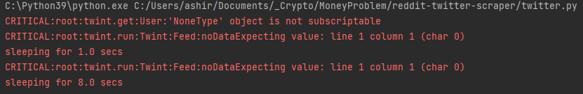 Twint broken with example from READ.ME · Issue #1304 · twintproject/twint · GitHub