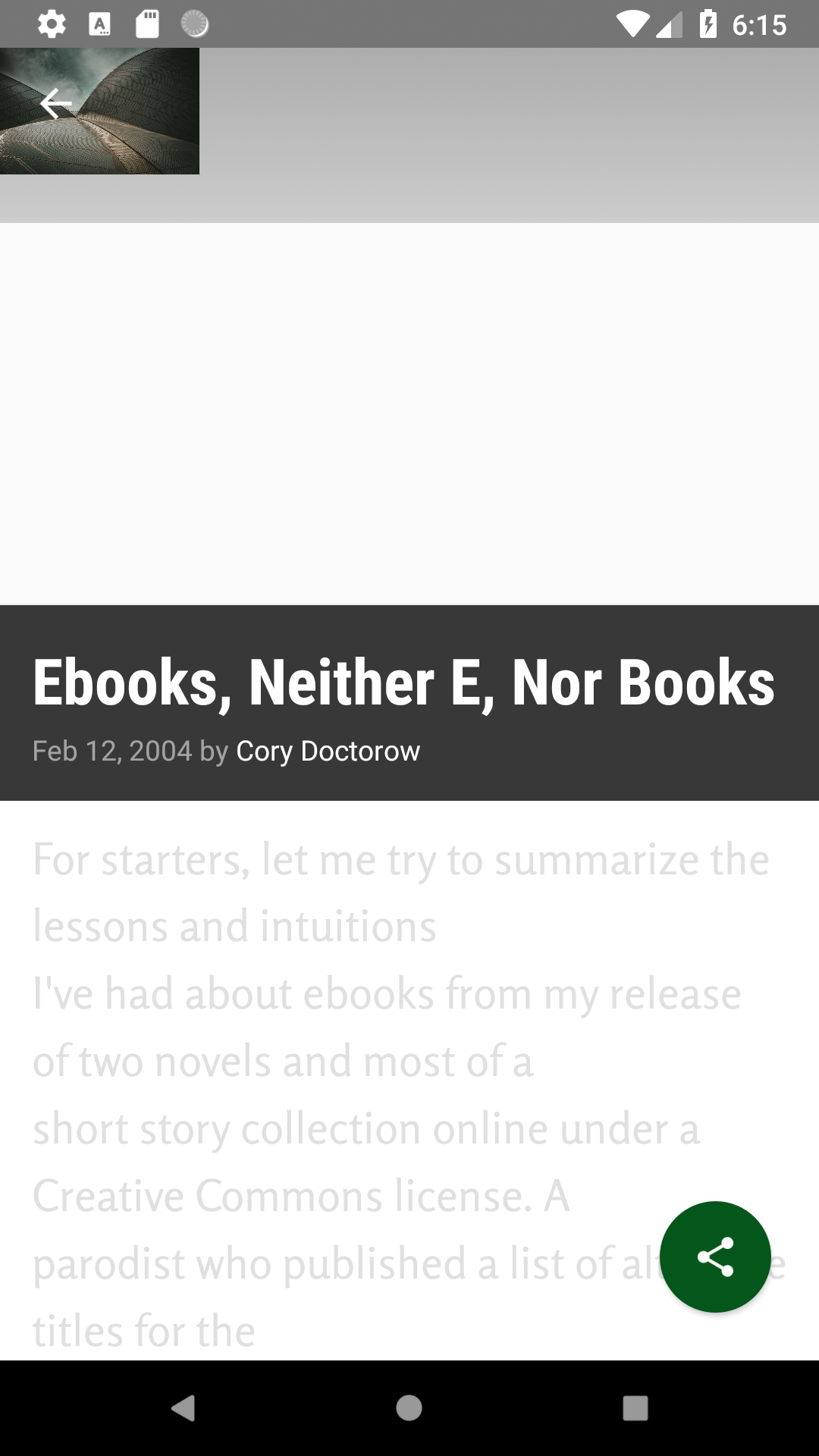 GitHub - gianlucaDp/Xyz-Reader: Project for Udacity GoogleProject for the Android Developer ...