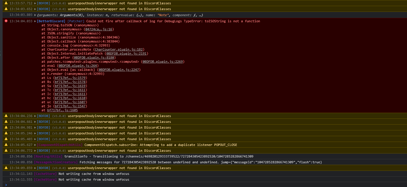 [BUG] - Lastmessage last version · Issue #2088 · mwittrien/BetterDiscordAddons · GitHub