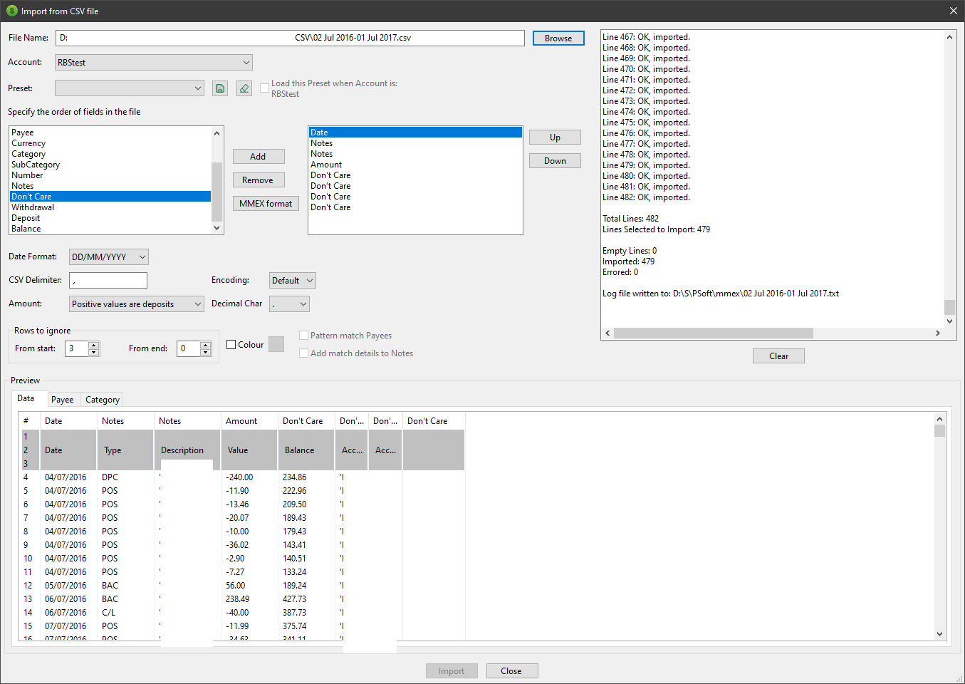Teach me how to use CSV import, please · Issue #6103 · moneymanagerex ...