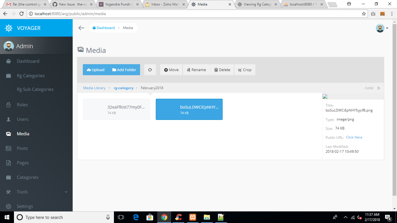 Issue in Image Display after upload · Issue #2684 · thedevdojo/voyager · GitHub