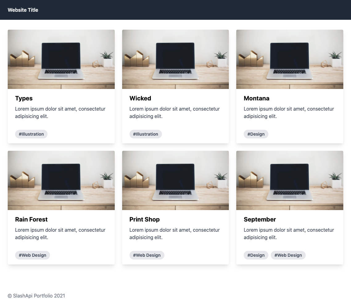 GitHub - slashapi/website-portfolio: A simple website portfolio built with SlashApi and Google Sheet