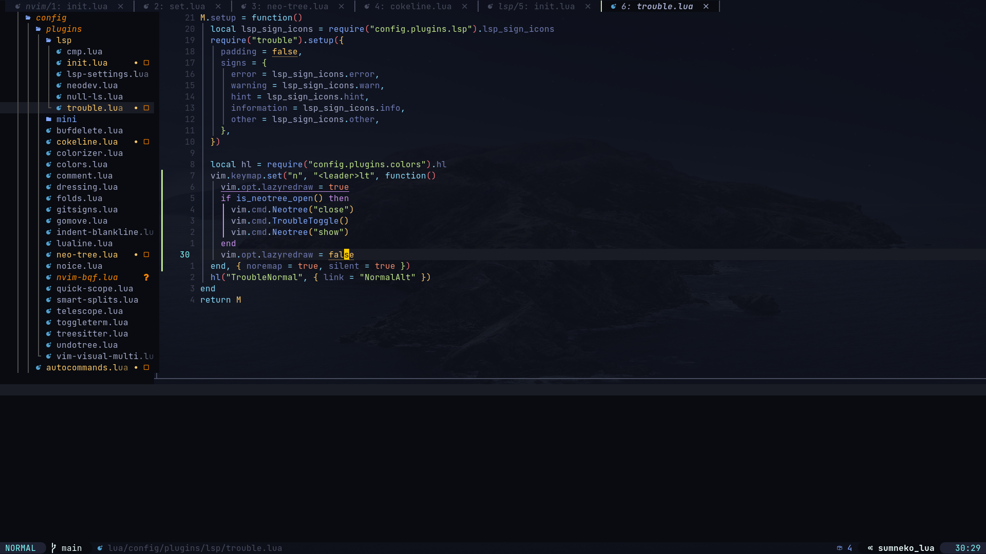 Potential bug?: Trouble does not respect sidebar · Issue #243 · folke/trouble.nvim · GitHub