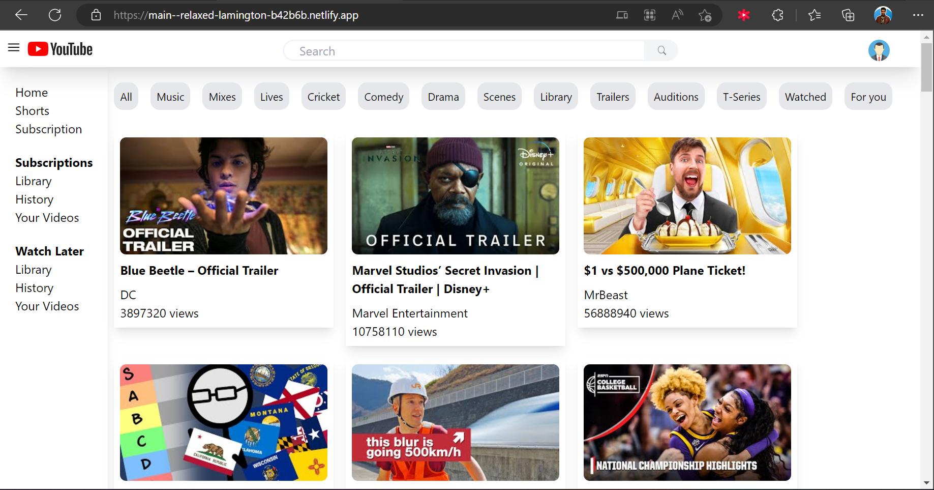 Github Priyanshusingh92 Youtube Clone Youtube Clone Built Using