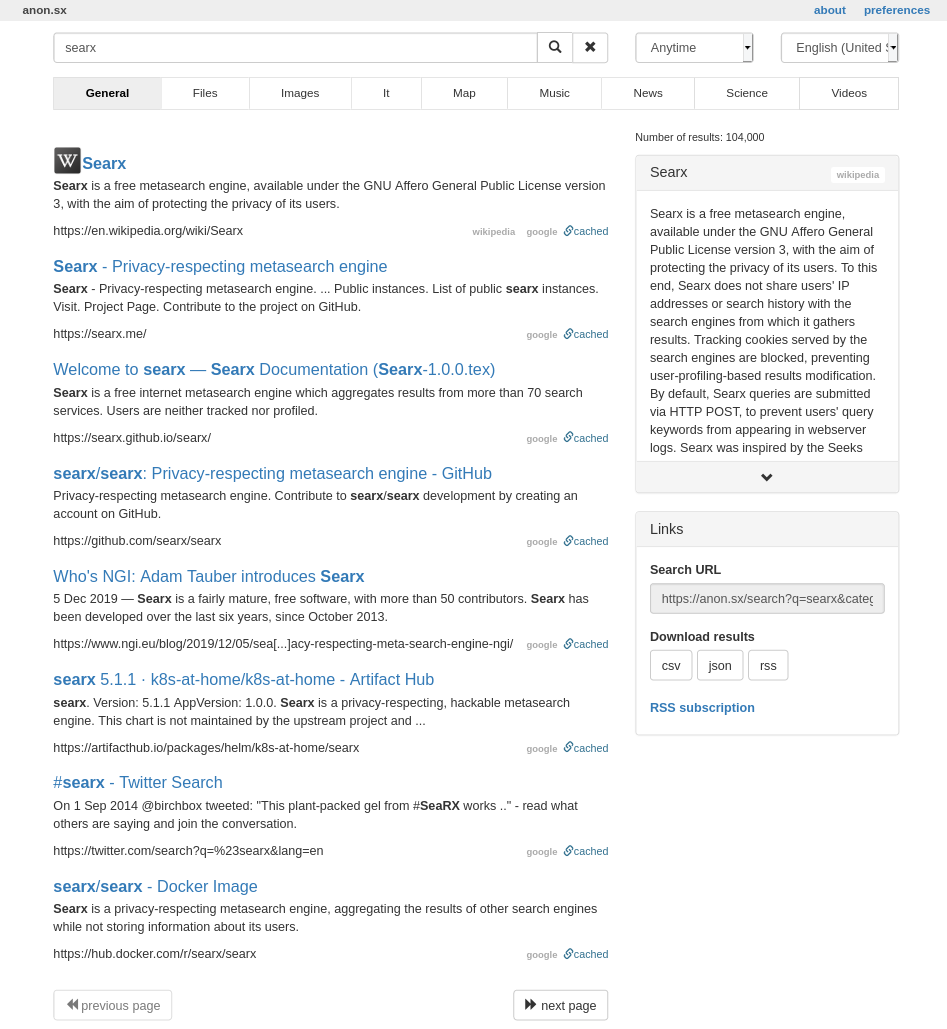 Add option to hide Links- and Info-Box · Issue #3001 · searx/searx · GitHub