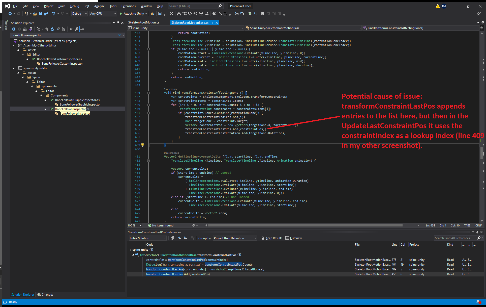 [Unity] SkeletonRootMotion index error when selecting non-default Root Motion Bone · Issue #2110 ...