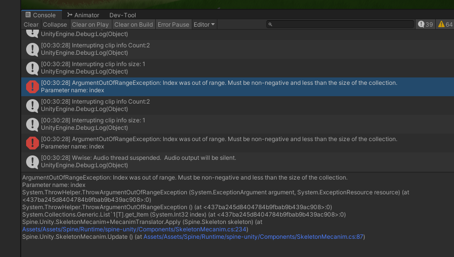 [unity] SkeletonMecanim indexing error during transition interruption · Issue #1658 ...