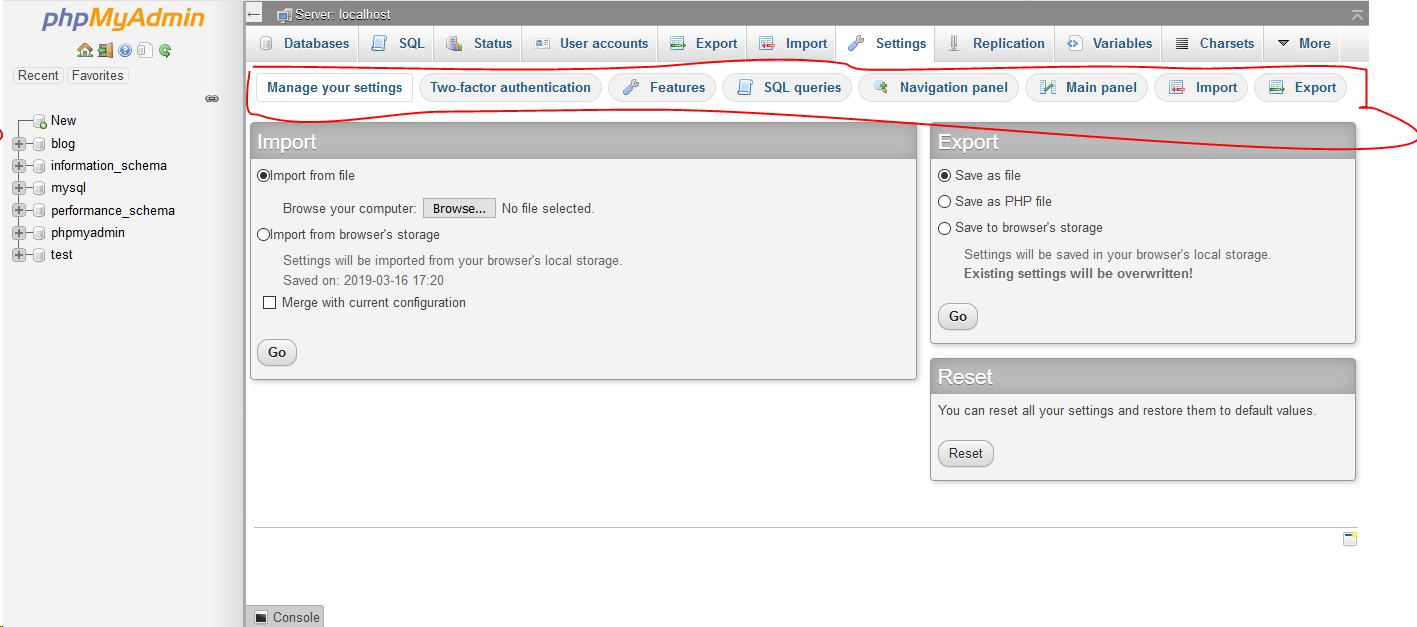 Export button · Issue #15032 · phpmyadmin/phpmyadmin · GitHub