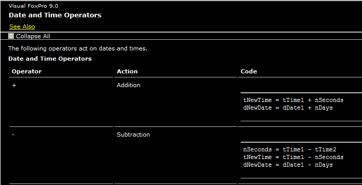 Aritmetic DateTime differences between xsharp an VFP. · Issue #960 · X-Sharp/XSharpPublic · GitHub
