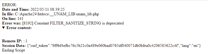 LocalHost And WebPanel · Issue #130 · UnamSanctam/UnamWebPanel · GitHub