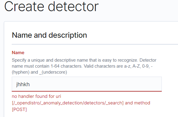 Cannot create detector for Anomaly Detection · Issue #167 · opendistro-for-elasticsearch/anomaly ...