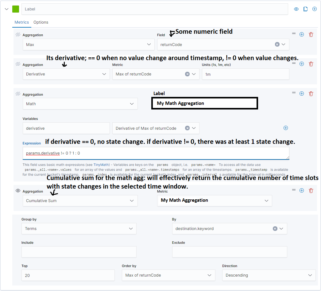 Values from Math aggregation to be used in subsequent aggregations · Issue #69975 · elastic ...