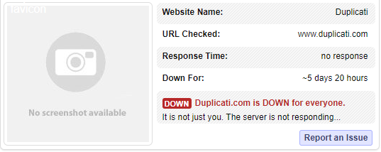 Website duplicati.com is down · Issue #4801 · duplicati/duplicati · GitHub