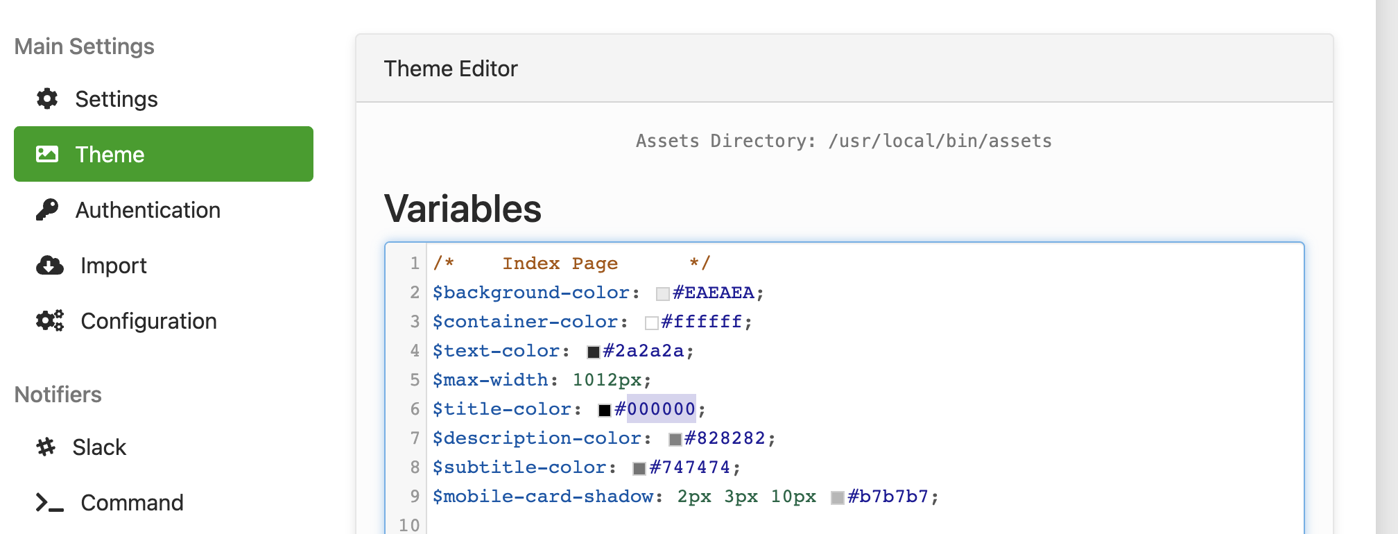 Theme editor - does not save edits/changes · Issue #999 · statping/statping · GitHub