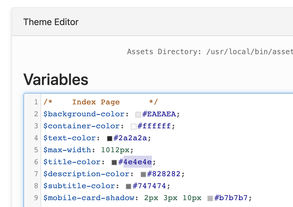 Theme editor - does not save edits/changes · Issue #999 · statping/statping · GitHub