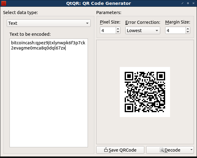 need to unify QR codes · Issue #871 · Electron-Cash/Electron-Cash · GitHub