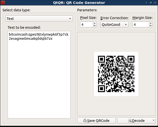 need to unify QR codes · Issue #871 · Electron-Cash/Electron-Cash · GitHub