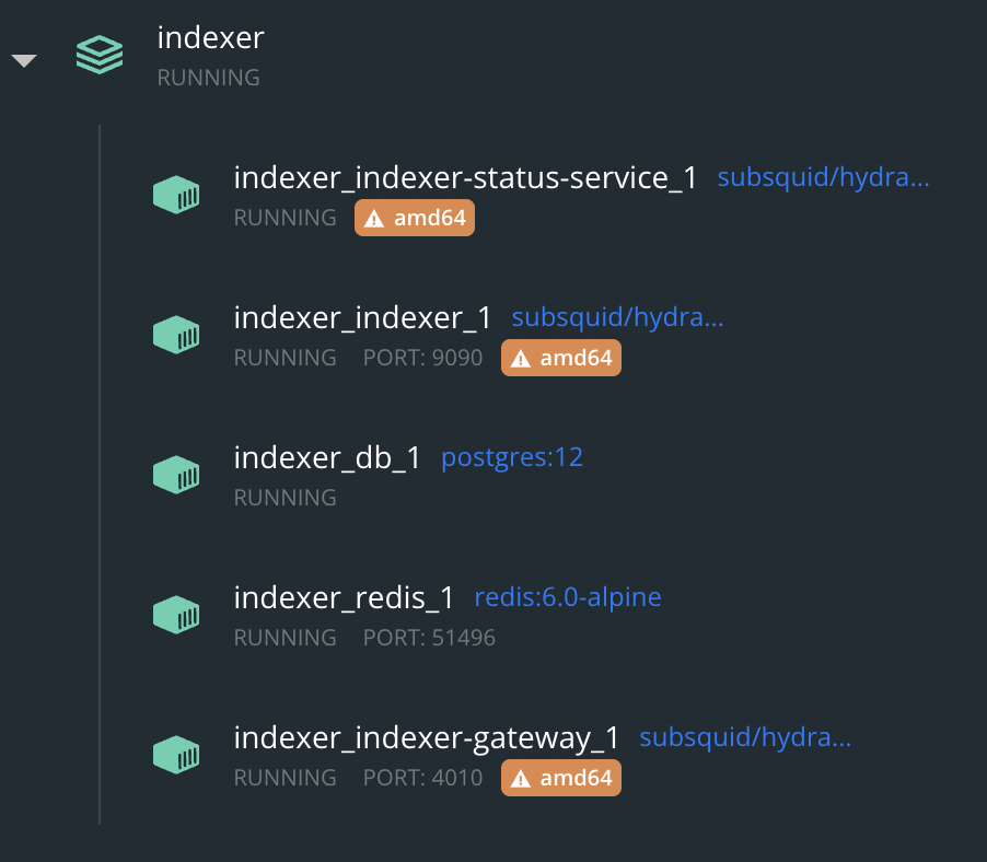 qemu error when running indexer-gateway on Apple Silicon · Issue #16 · subsquid/squid-sdk · GitHub