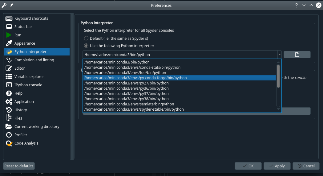 Impossible to use a new Spyder 4.2+ · Issue #14898 · spyder-ide/spyder ...