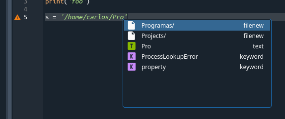 Add completion of filenames in the Editor · Issue #6803 · spyder-ide ...