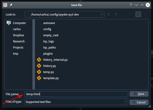 Create Html File In Spyder Issue 17481 Spyder ide spyder GitHub