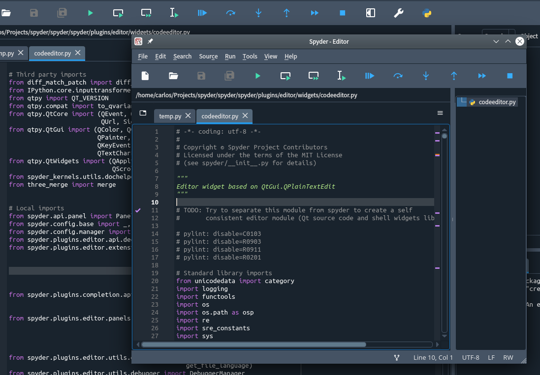 Runtimeerror When Opening A File · Issue 20055 · Spyder Ide Spyder · Github