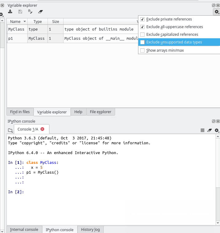 Variable Explorer Can T Inspect Class Variables · Issue 5437 · Spyder Ide Spyder · Github