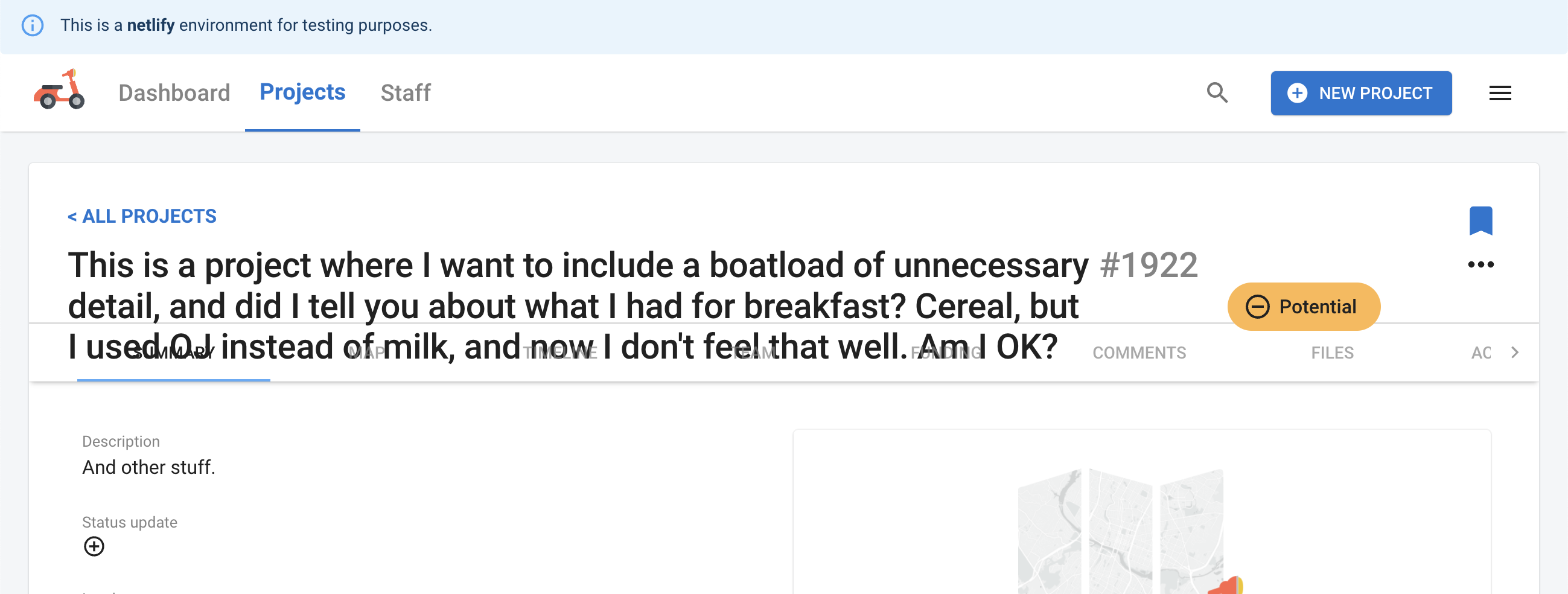 [Enhancement] Address styling issues for long project names · Issue #11508 · cityofaustin/atd ...