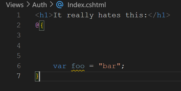 Razor inserts too many spaces when formatting (LF instead CRLF in file) · Issue #7912 · dotnet ...
