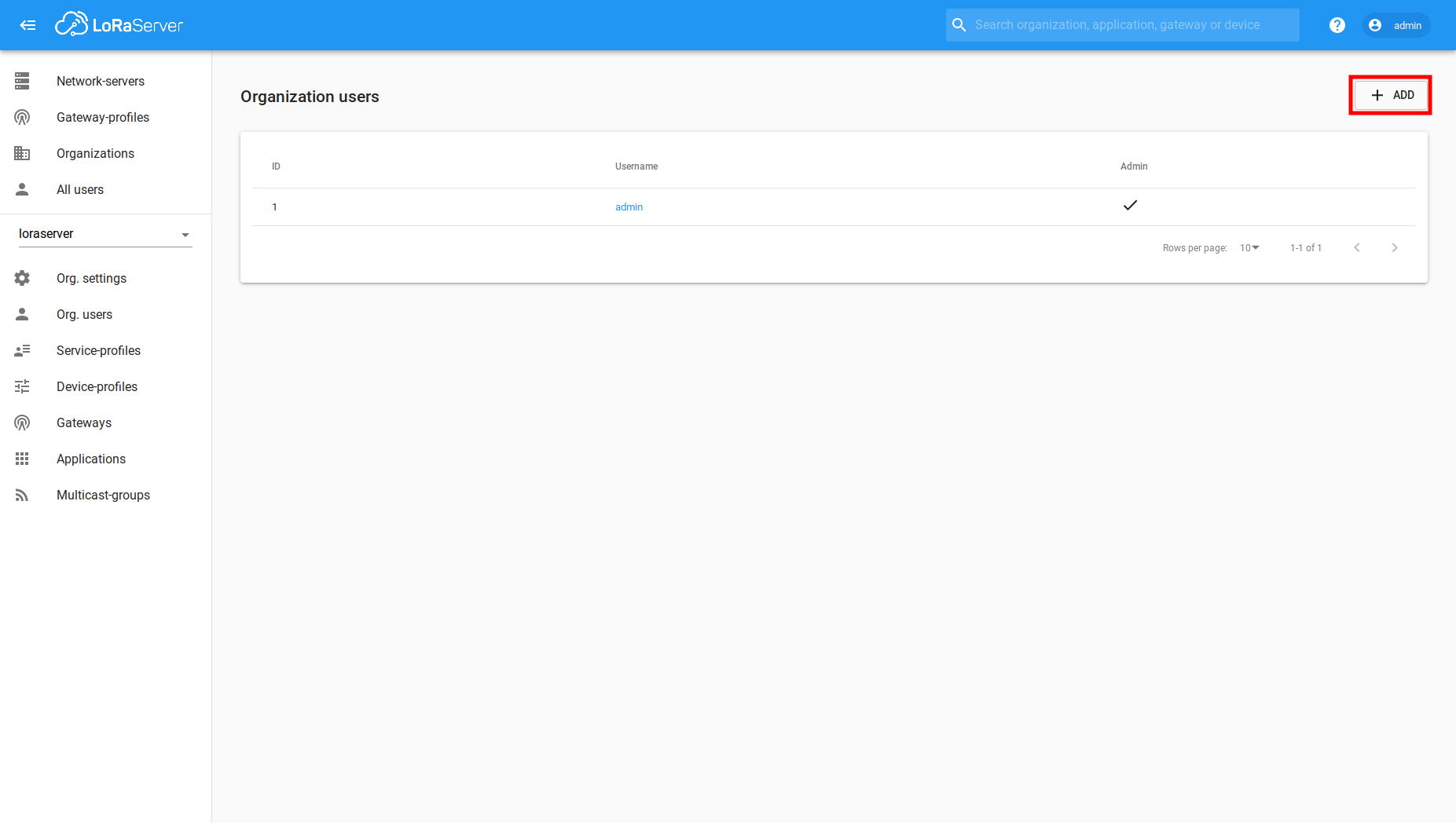 Cannot Add Org. User via Web Interface · Issue #323 · brocaar/chirpstack-application-server · GitHub