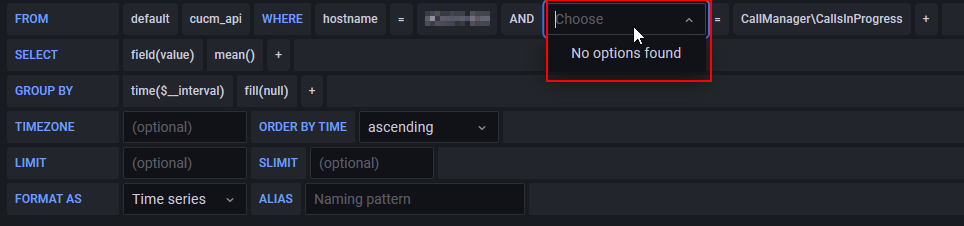 InfluxDB: InfluxQL query editor: tag-values with `'` or `\` break tag-name-selector · Issue ...