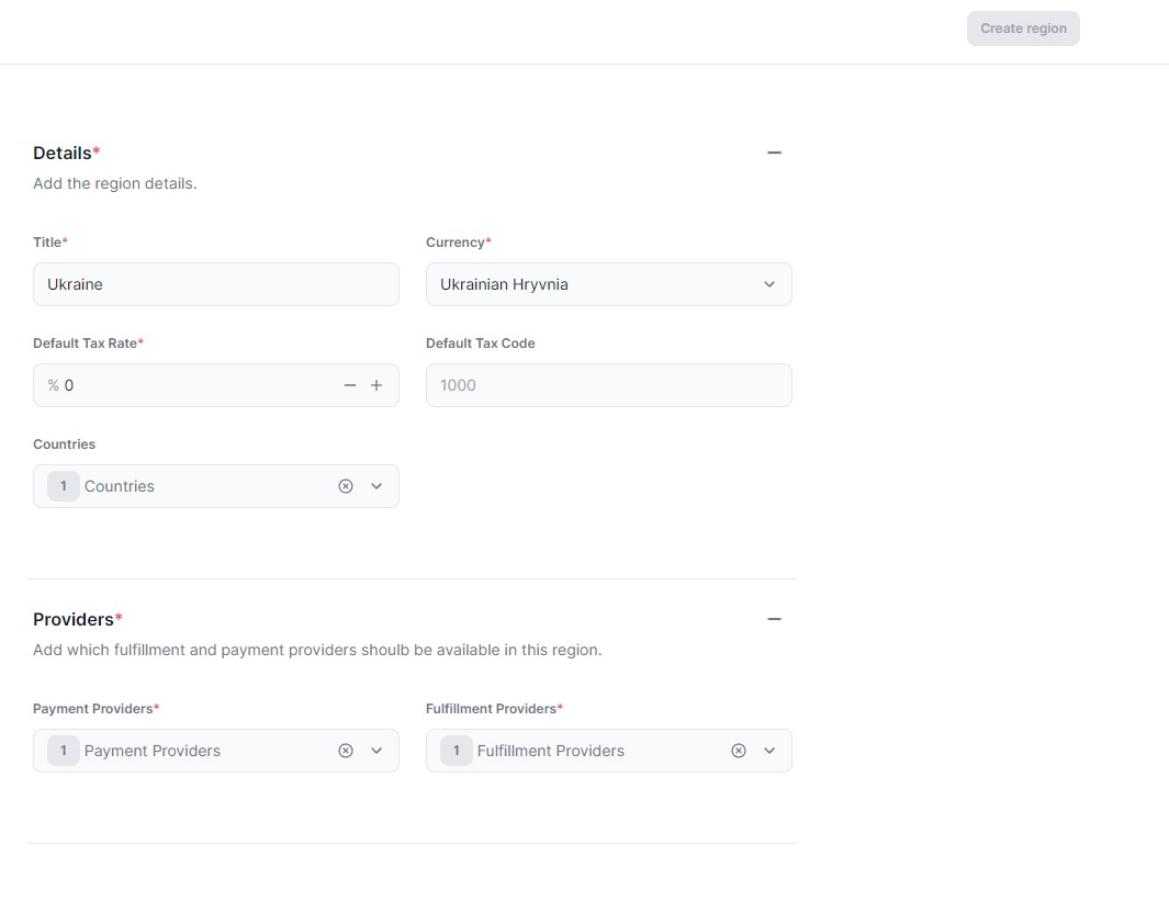 [BUG]: I can't create a new region · Issue #862 · medusajs/admin · GitHub